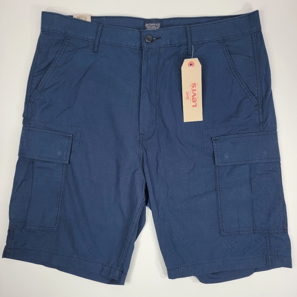 Levi's | Shorts | Nwt Levis Carrier Cargo Shorts Navy Blue Ripstop ...